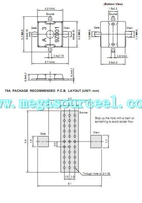 Cina NE5520379A-T1 NECs 3.2V, 3W, transistor di potenza del SILICIO LD-MOSFET MOTOROLA rf di MEDIA POTENZA della BANDA di L/S in vendita
