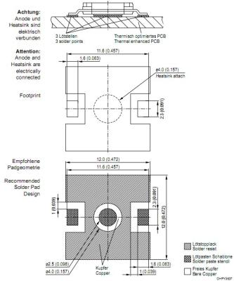 Κίνα Η δύναμη οδήγησε το ολοκληρωμένο κύκλωμα lyw5sm-hzjx-56-ζ - OSRAM GmbH οδηγών - ενισχυμένες οδηγήσεις λεπτών ταινιών λευκόχρυσου ΔΡΆΚΟΣ προς πώληση