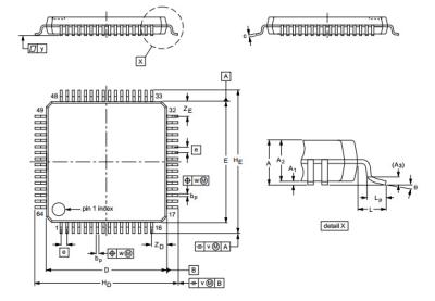 Cina 16 bit/microcontroller monochip di 32 bit; flash con ISP/IAP, chip di KB fino a 512 del circuito integrato di LPC2144FBD64 NXP QFP in vendita