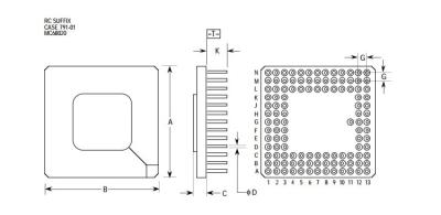 Cina UTENTI MC68020FQ25 MANUALE MOTOROLA QFP del chip MC68020FE20C del circuito integrato in vendita