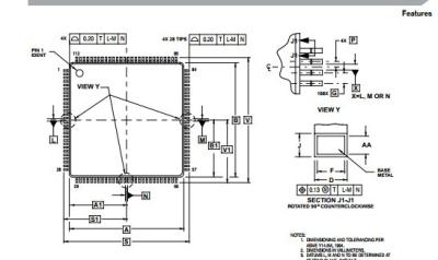 Cina Unità del microcontroller del chip del circuito integrato (MCU) MC9S12B128MPVE MOTOROLA QFP in vendita