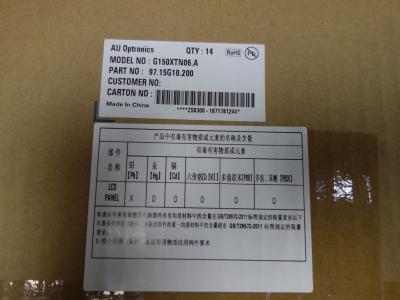 Cina AUO    G150XTN06.5    Industriale   Tipi LCD del pannello 	15
