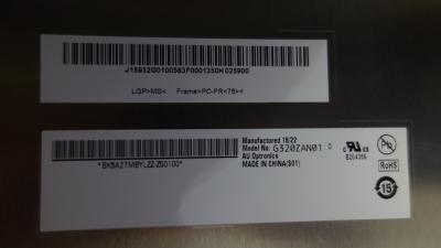 Cina Tipi LCD a 32 pollici industriali del pannello G320ZAN01.0 di AHVA 6485K in vendita