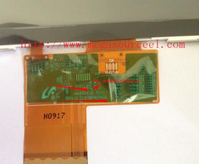 中国 原物 4.3"中間 GPS PDA PSP MP5 MP4 のためのインチ LMS430HF26 V0 V.0 LCD スクリーン display+touch スクリーンの計数化装置 販売のため