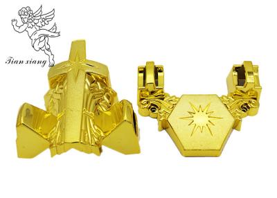 China Eck des Sarges Eisenröhren Teile des Sarges Kunststoff Goldfarbe zu verkaufen
