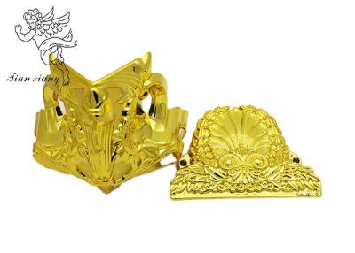 China Europäische Särge Särge Ecken Blechgold PP Jungfrau Kunststoff 18# mit Stahlrohren zu verkaufen