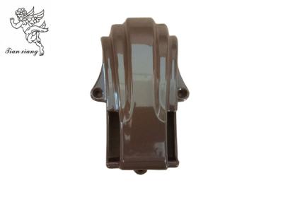 中国 ブラウンPPのバージンの小箱は棺カスタマイズされる装飾的なハードウェア7#色に角を付けます 販売のため