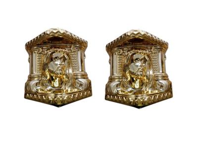 中国 棺の標準サイズのカスタマイズされた部分、小箱の棒鋼が付いている角の小箱の付属品 販売のため