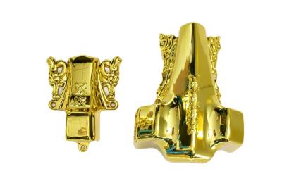 China Silver Color Funeral coffin Furniture Casket Corner with  PP Virgin material for sale