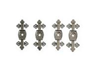 China Unique Design Coffin Bracket With Matching Screw Different Color for sale