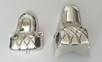China Model 5-A# Silver Plastic Coffins And Caskets Accessories for sale