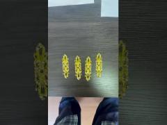 Premium Gold Funeral Casket Brackets for Elegant Coffins