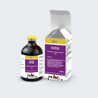 China Veterinary Injectable Drugs 30% Sulfadiazine Sodium Injection Drugs For Sensitive Bacterial Infection factory