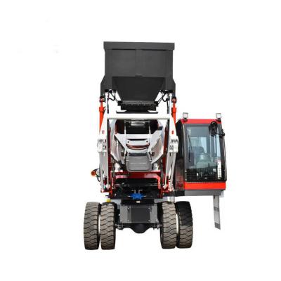China High efficiency self loading mixer truck 4m3 4X4 diesel self loading concrete mixer trucks used in cement mixing for sale