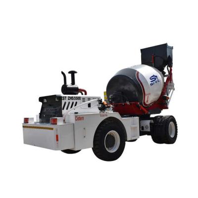 China High efficiency self loading mixer truck 4m3 4X4 diesel self loading concrete mixer trucks used in cement mixing for sale