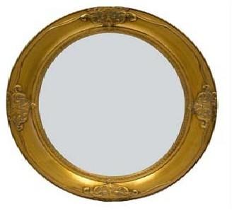 China round framed wall mirror,bedroom mirror for sale