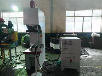 China Servo Drive C Type Hydraulic Power Press Machine 125T Capacity for sale