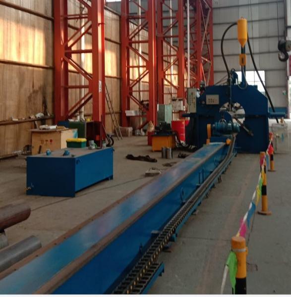 12M Light Pole Welding Machine Gesloten Lassende Naad 3m/min met het Lassen van het Gasschild
