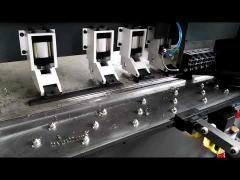 vertical type stainless steel CNC V groover machine