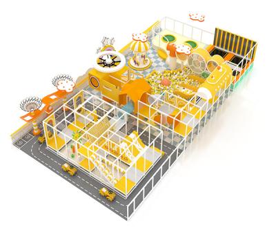 China Galvanized Steel Pipe indoor soft play equipment Toddler Play Area 3.5m for sale
