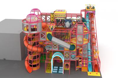 China Giant Slides Kids Indoor Playground Equipment Fireresistant 8m Hight for sale