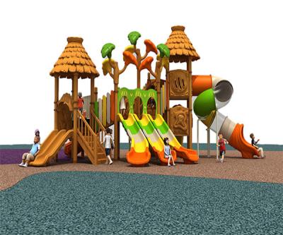 China Staticproof Kids Playground Slide , Large Plastic Tube Slides Fadeless for sale