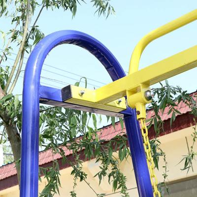 China Het gegalvaniseerde Materiaal van de Staal Openluchtgeschiktheid, de Commerciële Reeksen van de Speelplaatsschommeling Te koop