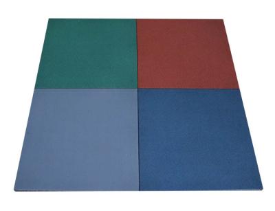 China Wearproof Playground Flooring Mats , Rubber Safety Mats For Play Areas for sale