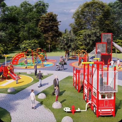 Cina L'attrezzatura all'aperto innovatrice del parco di divertimenti ha galvanizzato il materiale d'acciaio in vendita