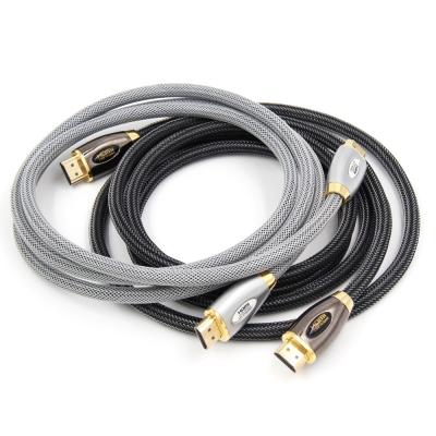 Cina l'oro 24k ha placcato il cavo ad alta velocità 1080p 3D di HDMI per il film di Hd in vendita