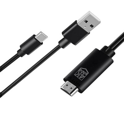 Cina tipo C di 4K 30Hz al cavo di HDMI HDTV per il computer portatile, 10 cavo nichelato di HDTV HDMI del piede in vendita