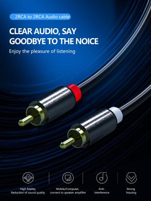 Cina L'alta fedeltà di HDTV un audio e un video da 6 piedi cabla il maschio 2RCA al maschio 2RCA in vendita
