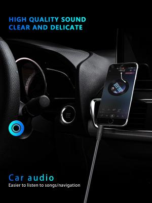 Cina Millimetro di 5 piedi e 3,5 di audio cavo ausiliario, cavo stereo dell'automobile di IPod in vendita