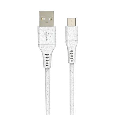 Cina Wheat Straw PD USB Data Cable Android Micro 2.4A Fast Charging Cable in vendita