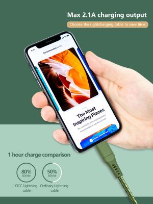 中国 8 Pin Data USB Cable Straw Material With Braided Jacket 販売のため