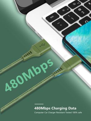 中国 8 Pin Data USB Cable Straw Material With Braided Jacket 販売のため