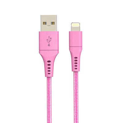 Cina Braied USB Data Charging Cable AM To 8 Pin Eco Friendly Wheat Straw Biodegradable Green Life in vendita