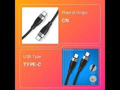 Car 0.5M Nylon Braided Charging Cable , 3A Short Kevlar Usb C Cable