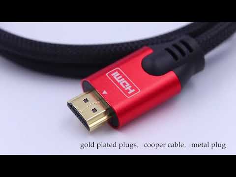 BLACK PVC Hdmi Male To Male Cable ,  High Definition Hdmi Cable