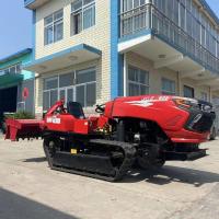 China Multifunction Compact Crawler Tractor Farm Equipment With Loader And Backhoe for sale