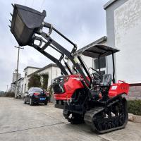 China Mini 50HP Paddy Field Crawler Tractor With Engine Gearbox CE Certified for sale