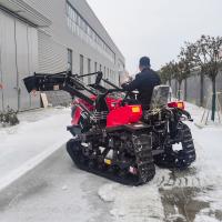 China Multifunctional 50 Hp Mini Tractor , Small Tracked Tractor With Front End Loader for sale