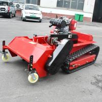 China Hammer Knife Flail Mower , Automatic Robot Lawnmower Remote Control for sale