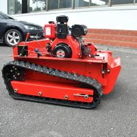 China Hammer Knife Flail Mower , Automatic Robot Lawnmower Remote Control for sale