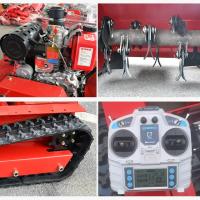 China Hammer Knife Flail Mower , Automatic Robot Lawnmower Remote Control for sale