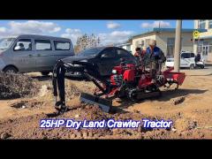 Trator Mini-Crawler Agrícola 35hp para transformação de terras agrícolas