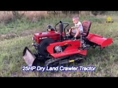 ODM 25HP Trator de terra seca 2wd Trator de tipo Crawler