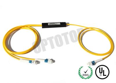 China LC UPC Single Mode WDM 980 & 1550 nm 1 X 2 2 mm For Area Network , High Stability for sale