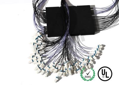 China Berufsminieinmodenfaser-Koppler integrierte Kasten 1x2 LC/UPC-Verbindungsstück zu verkaufen