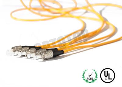 Cina 1F lunghezza del cavo 7m di Corning del cavo di toppa di fibra ottica dello zip 2mm con il singolo modo in vendita